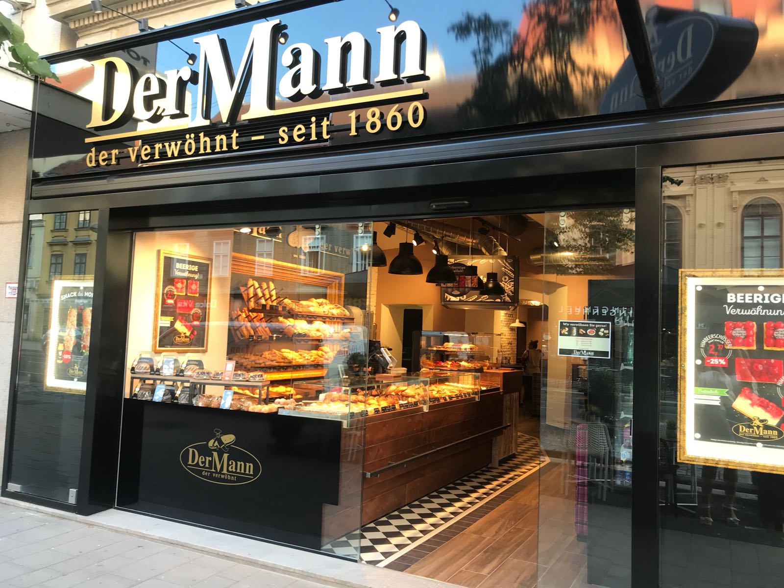 Landstrasser Hauptstrasse 67 - Bäckerei Der Mann Shop und Kaffeehaus